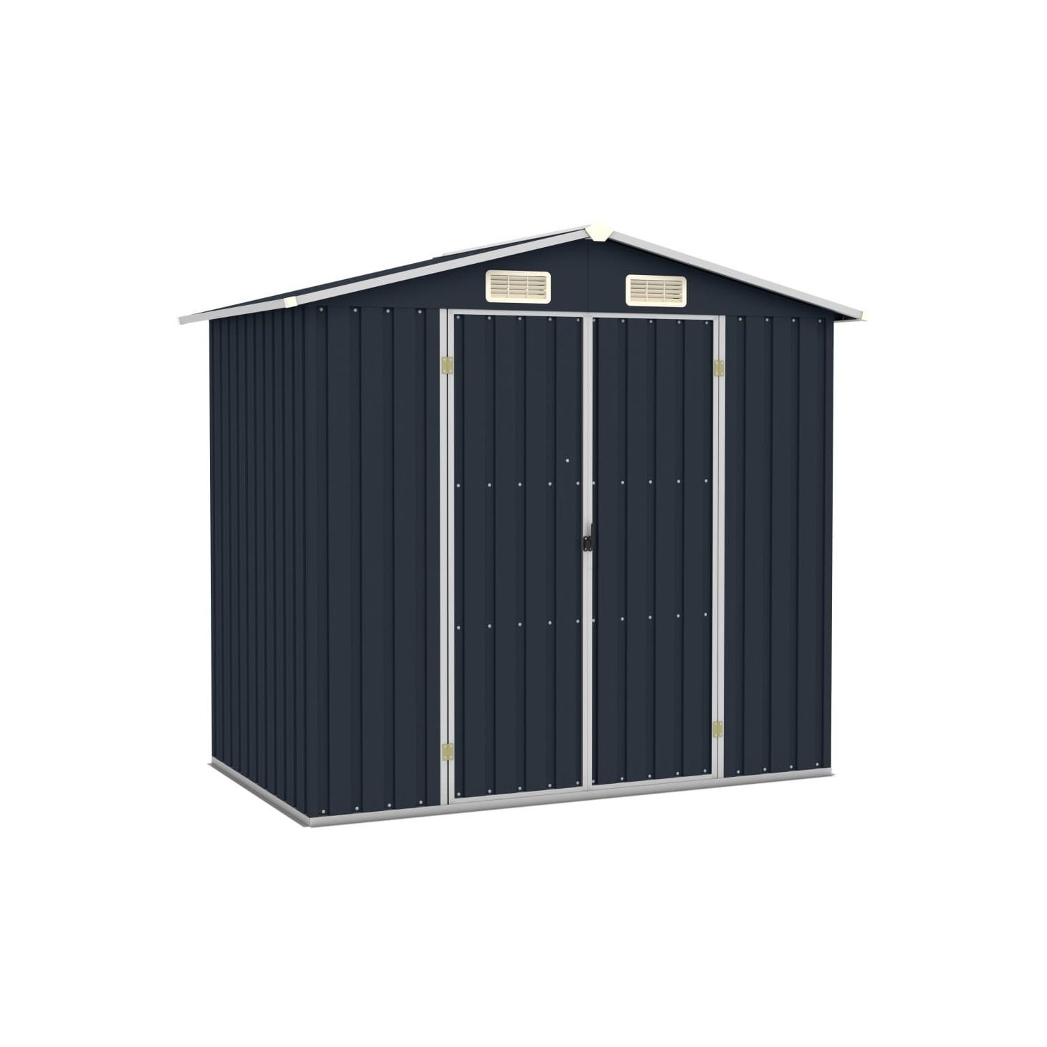 Sopron de gradina, antracit, 205 x 129 x 183, otel galvanizat