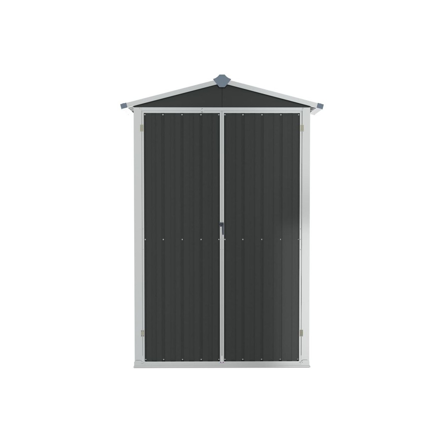 Sopron de gradina, antracit,107,5x46x183 cm, otel galvanizat