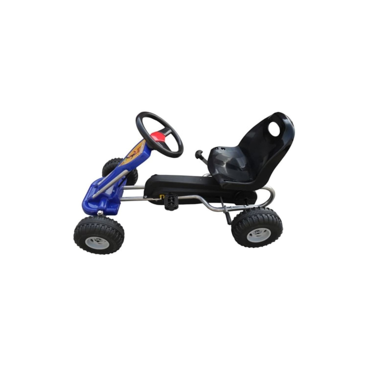 Kart pentru copii cu pedale Go Kart, albastru