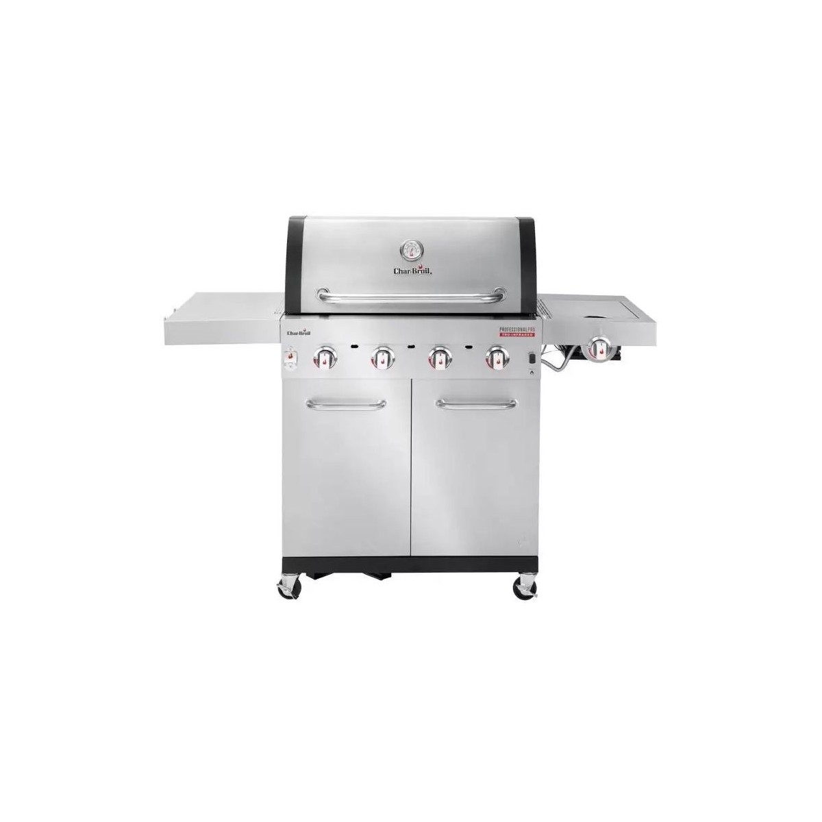 Gratar pe gaz din inox Char-Broil Professional Pro S 4, grile din fonta ...