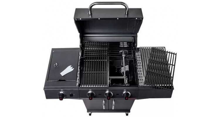 Gratar pe gaz din inox Char-Broil Performance Power Edition 3, grile ...