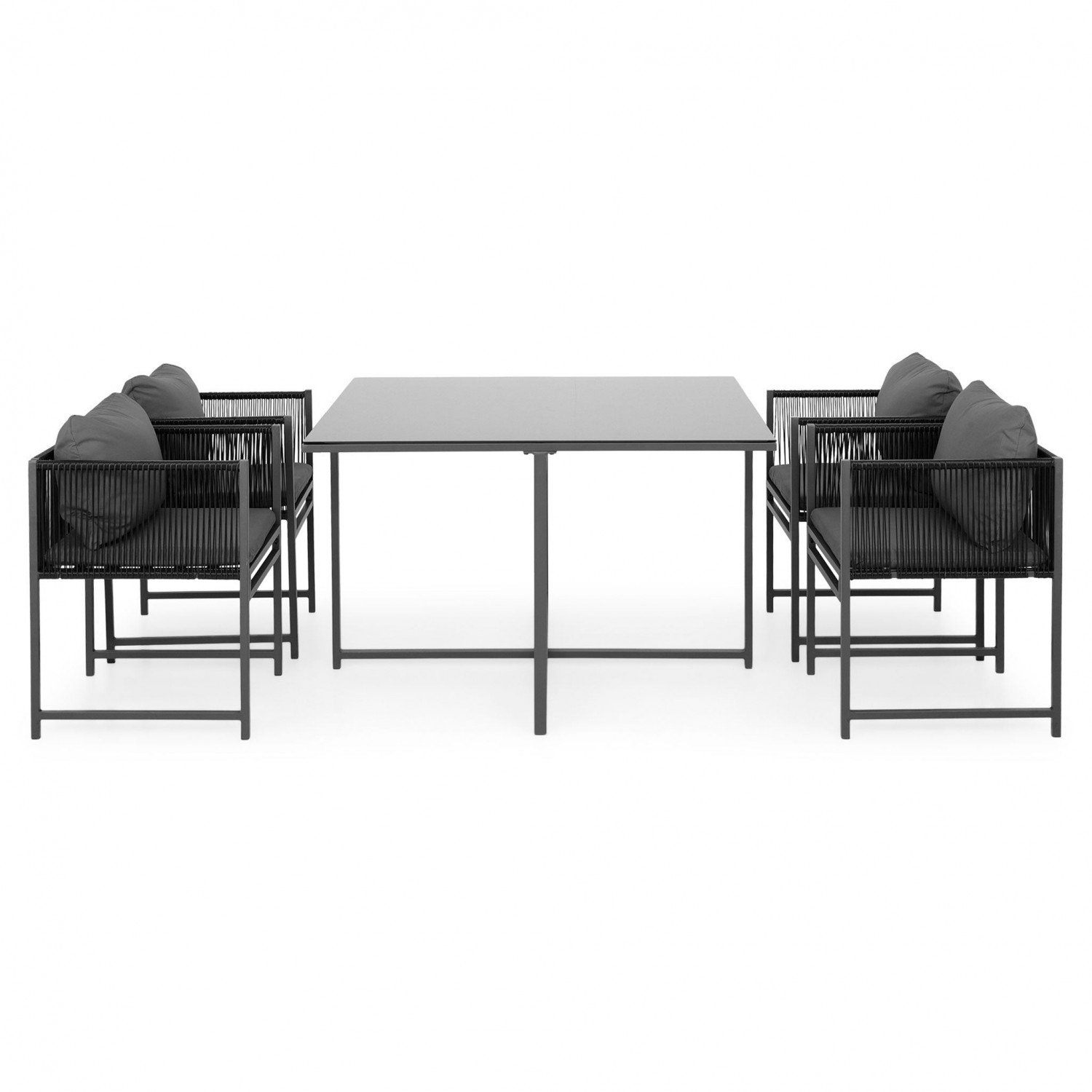 Set mobilier REIMS terasa si gradina 4 scaune si masa