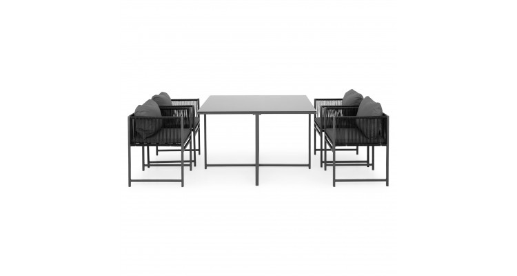 Set mobilier REIMS terasa si gradina 4 scaune si masa