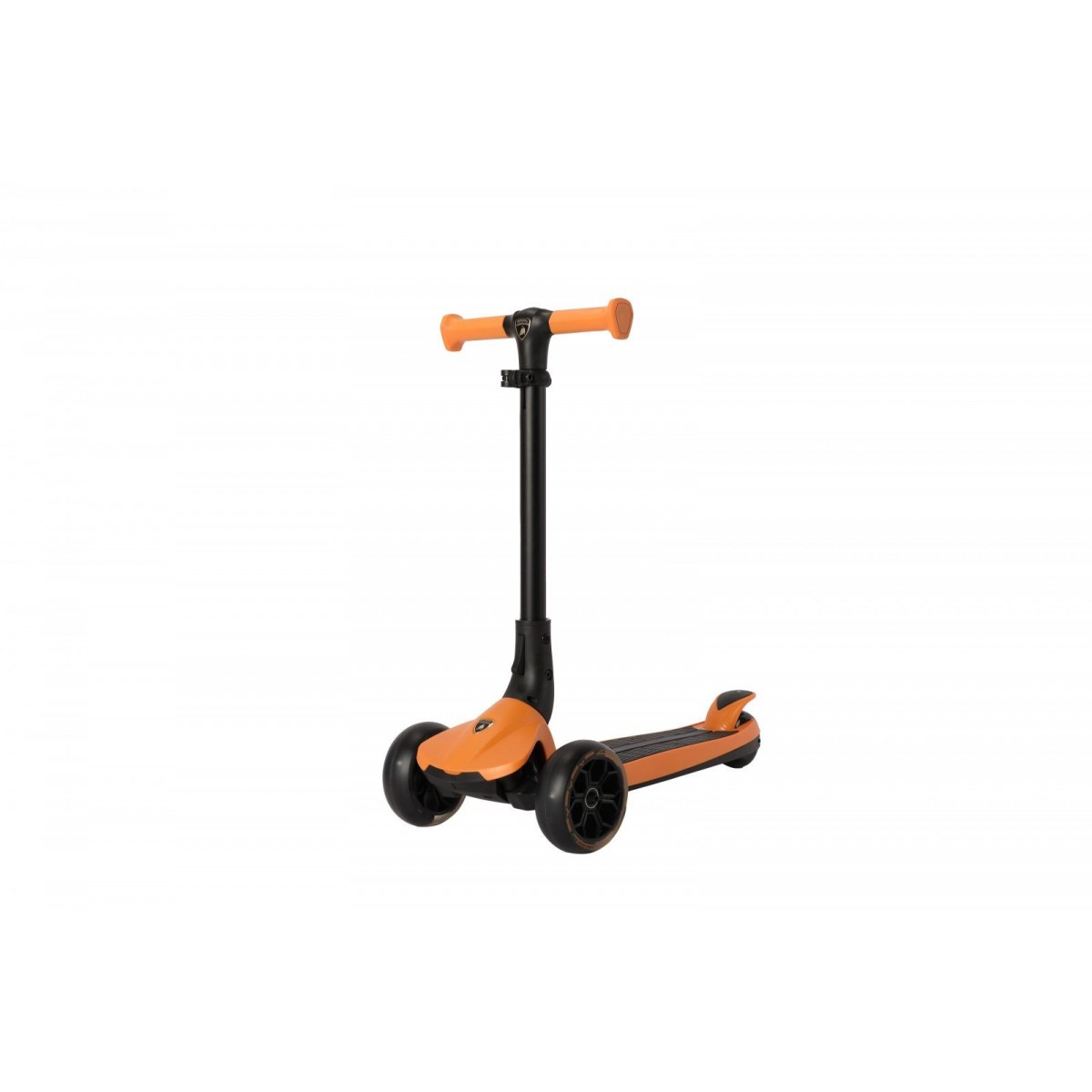 Trotineta lamborghini, 3 roti, cadru aluminiu, portocalie, roti led